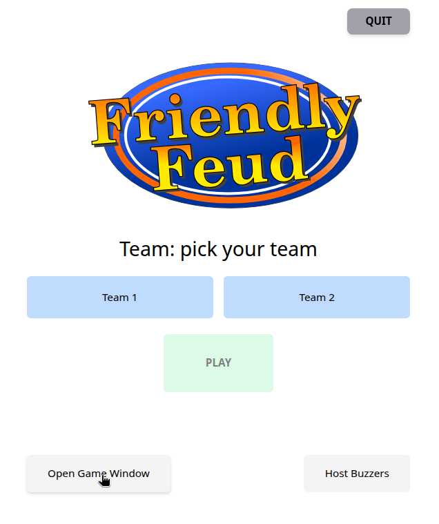 Pick open game window after logging in.